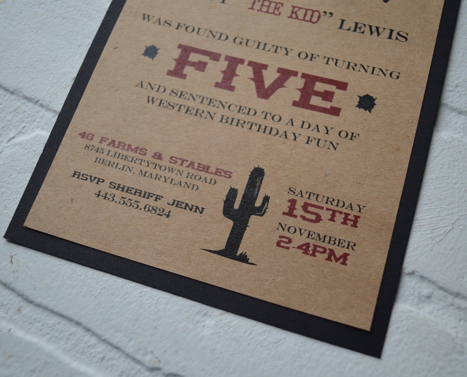WANTED POSTER Birthday Party Invitation | Wagon Invite | Country ...