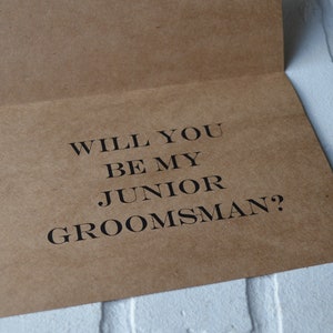 FORMAL BROMANCE INVITATION Will You Be My Groomsman Wedding Card ...