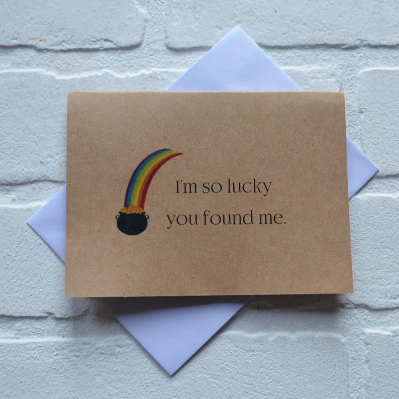 IM SO LUCKY You Found Me St. Patrick's Day Funny Greeting Cards | St ...
