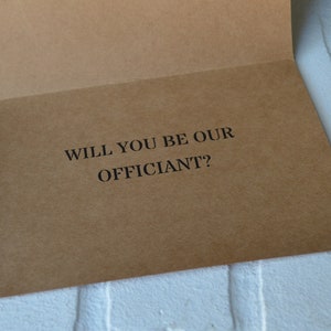 BRO SUIT up Card Will You Be Our OFFICIANT Card Funny Groomsman Cards ...