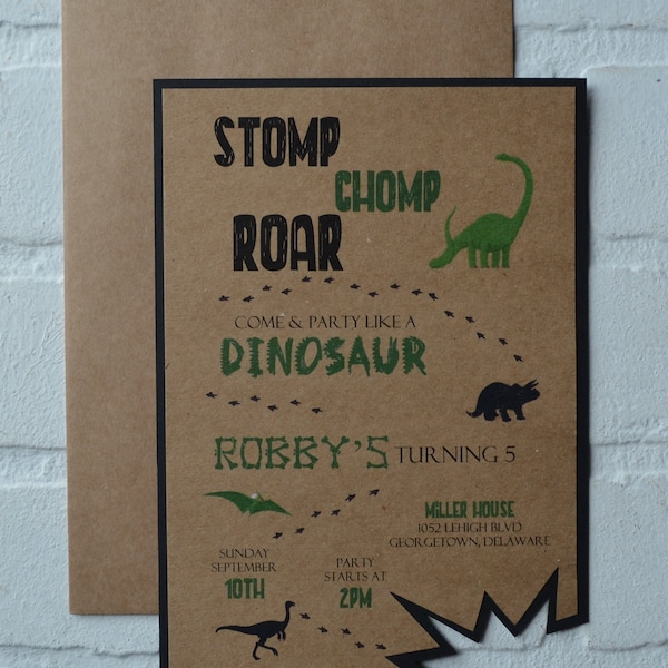 Caveman Birthday Card - Etsy