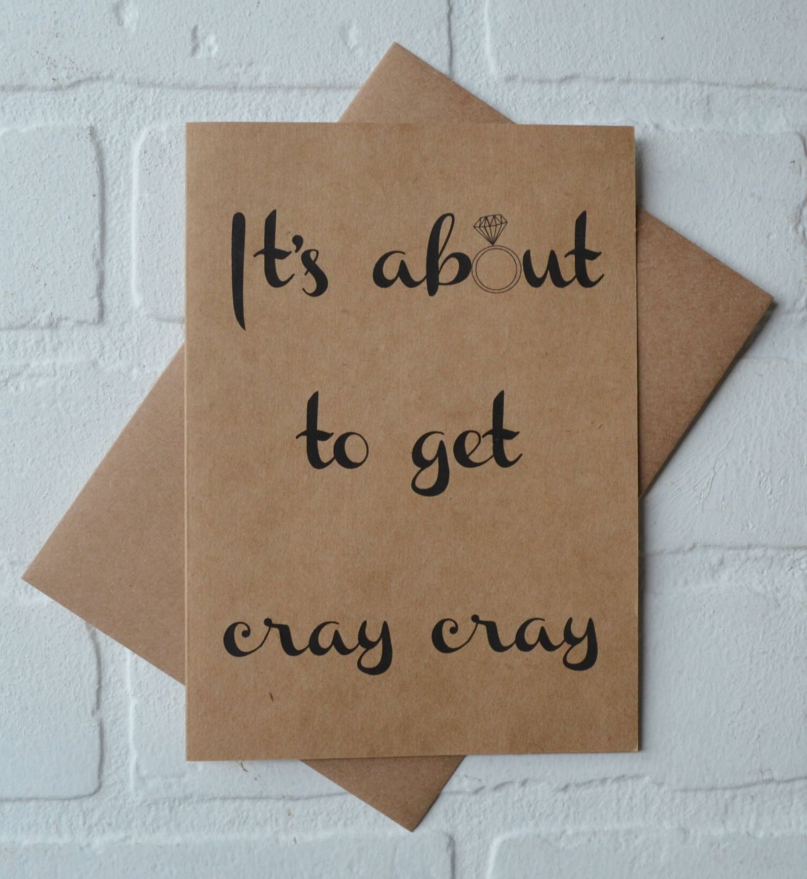Its ABOUT to Get CRAY CRAY Bridesmaid Proposal Card Will - Etsy