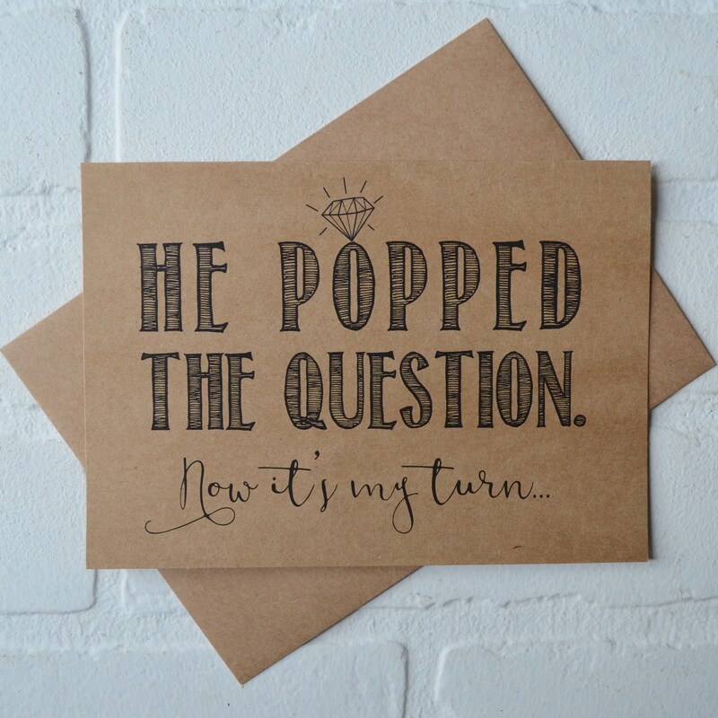 Pop the Question - Etsy