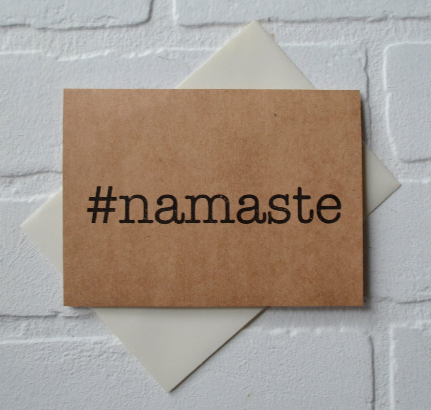 NAMASTE namaste Karte JUST BREATHE justbreathe Hashtag | Etsy