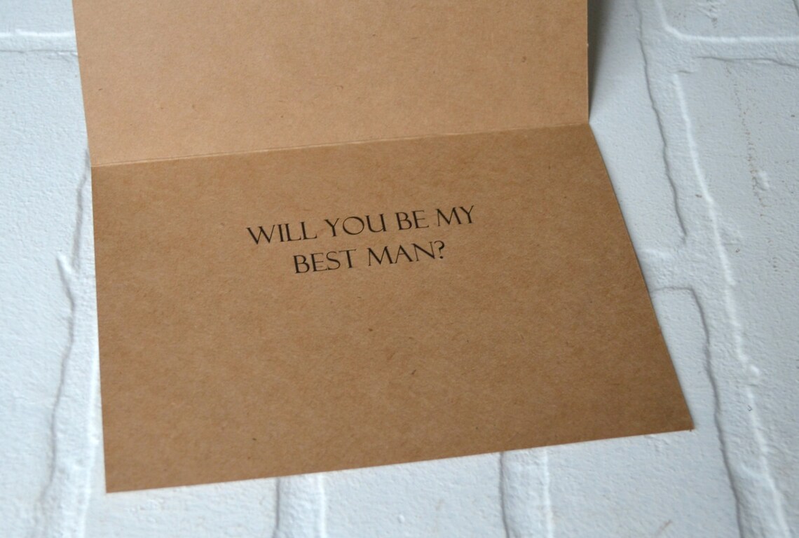 BROTHER FROM ANOTHER mother card will you be my groomsman | Etsy