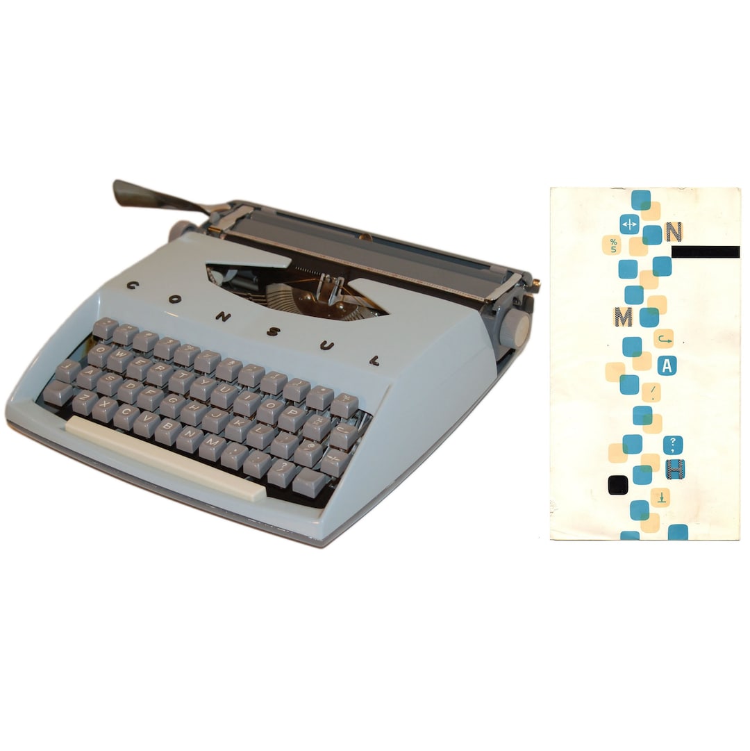 Consul 231 Portable Typewriter Instruction Manual Instant Download - Etsy
