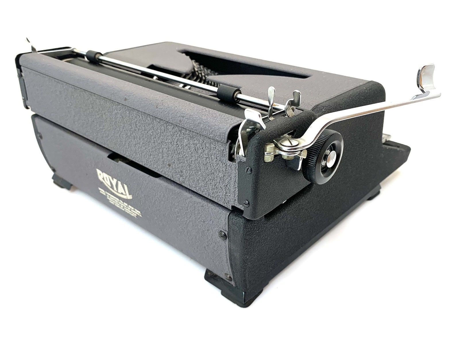 Stunning 1948 Royal Arrow Typewriter W/case Working Antique Pica Quiet ...