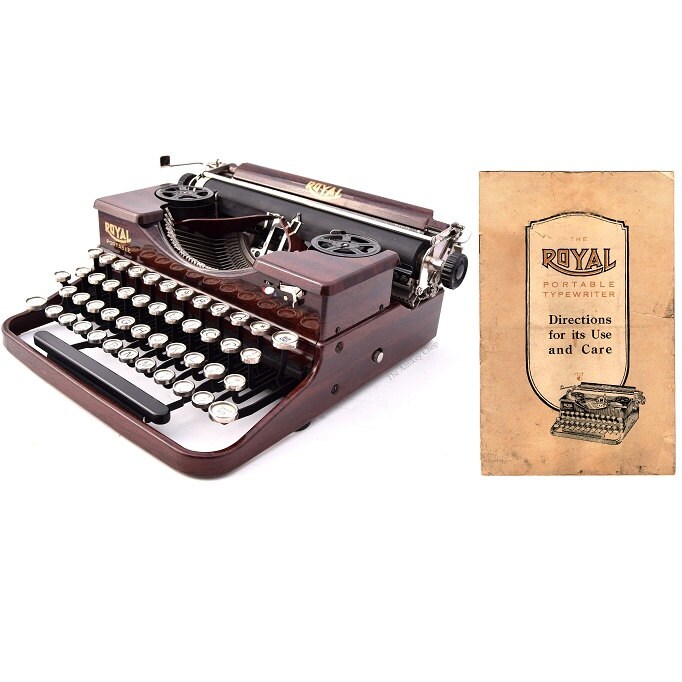 Royal Model P Portable Typewriter Instruction Manual Instant Download ...