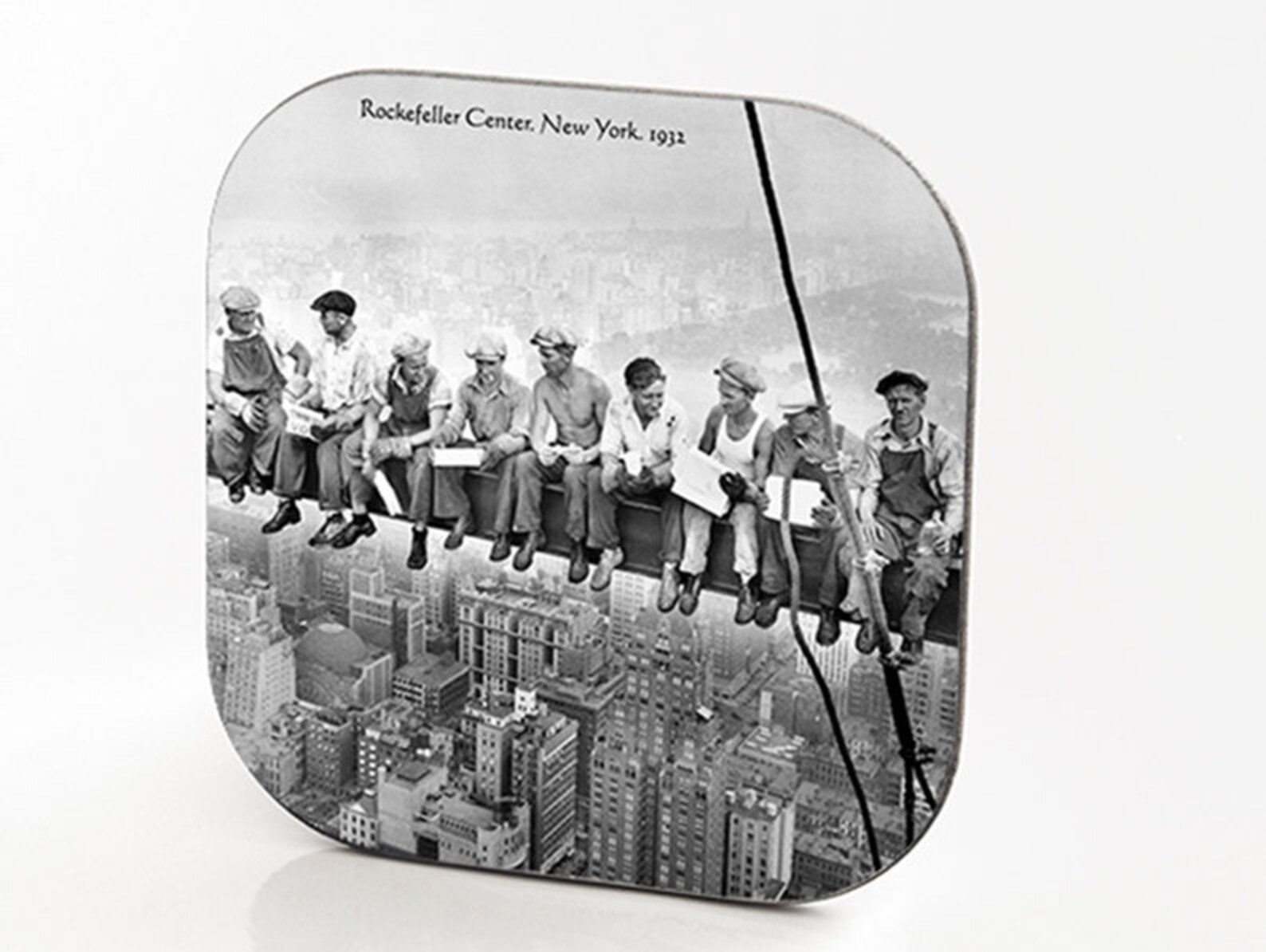 Rockefeller Center. Lunch on Atop A Skyscraper New York 1932 Hardboard ...