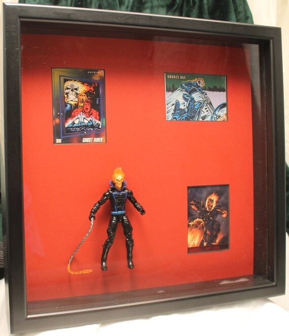 Items similar to Marvel Shadow Box – Ghost Rider – Collectible Action ...
