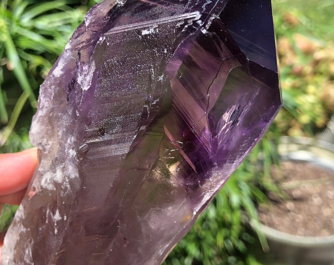 Large Brazilian Amethyst Root Point - Etsy