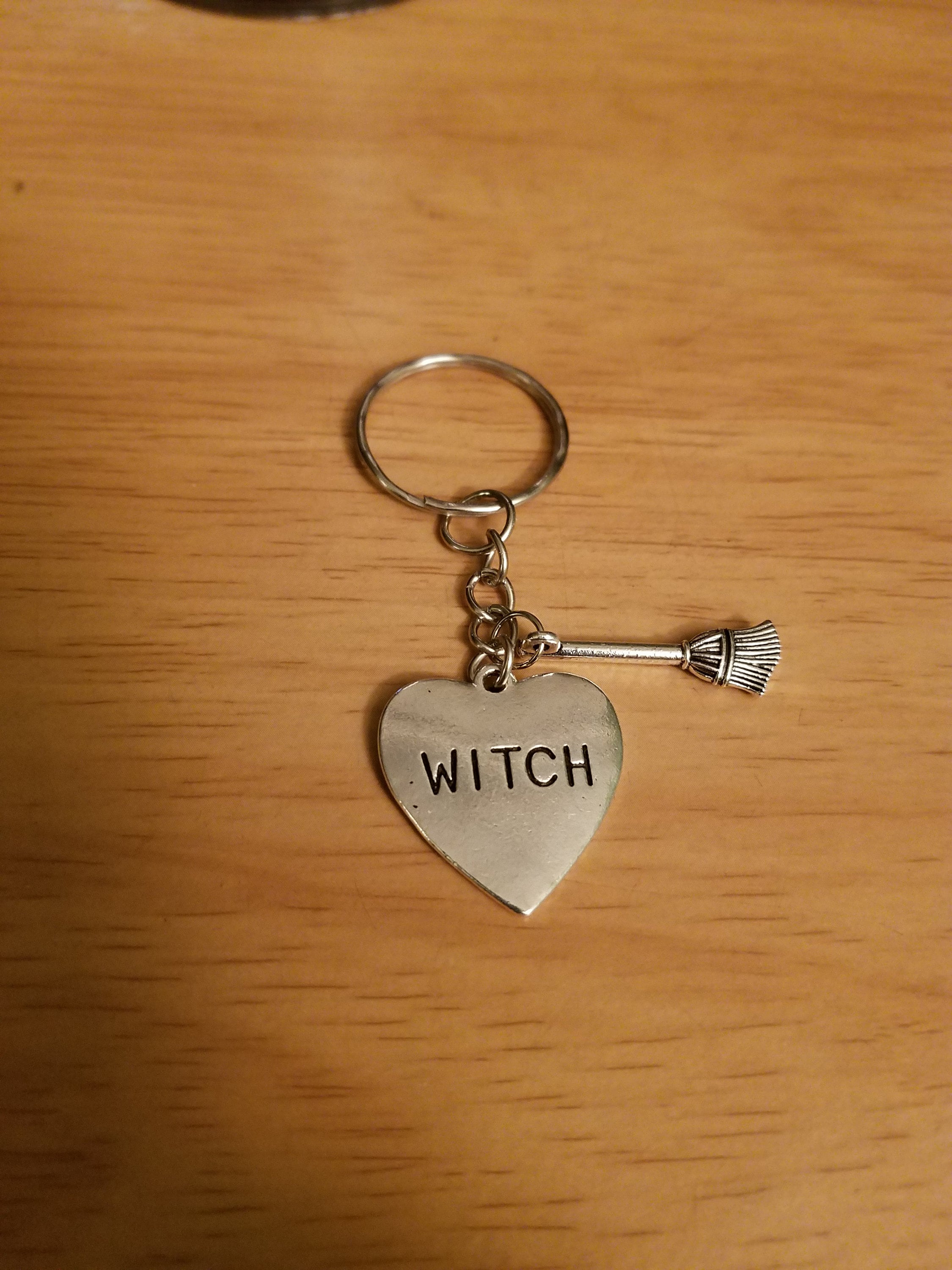 Witch Keychain Wiccan Pagan Key Chain Charm - Etsy New Zealand