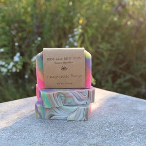 Pomegranate Mango Cold Process Soap, Natural Handmade Soap, Vegan - Etsy