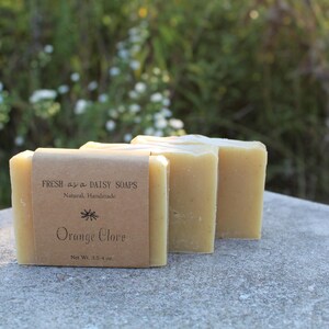 Orange Clove, Natural Handmade Soap, Spice Soap, Cold Process Soap ...