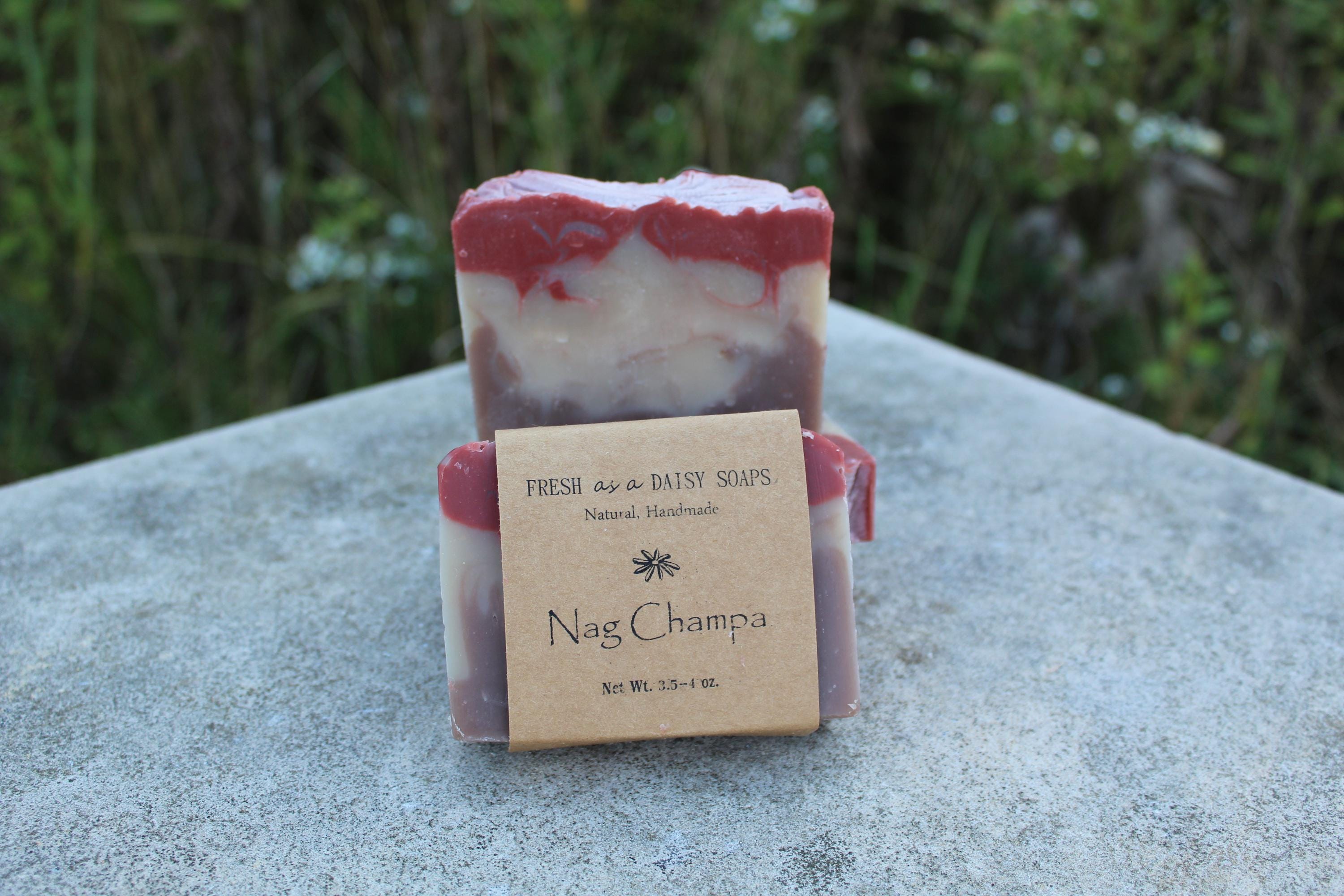 Nag Champa, Natural Handmade Soap, Incense Soap, Cold Process, Vegan - Etsy