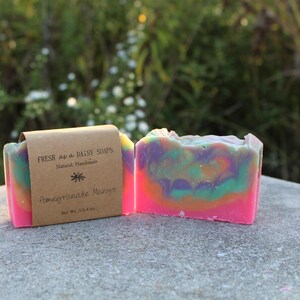 Pomegranate Mango Cold Process Soap, Natural Handmade Soap, Vegan - Etsy