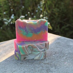 Pomegranate Mango Cold Process Soap, Natural Handmade Soap, Vegan - Etsy