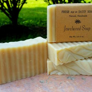 Jewelweed Natural Handmade Soap, Poison Ivy, Cold Process, Unscented ...