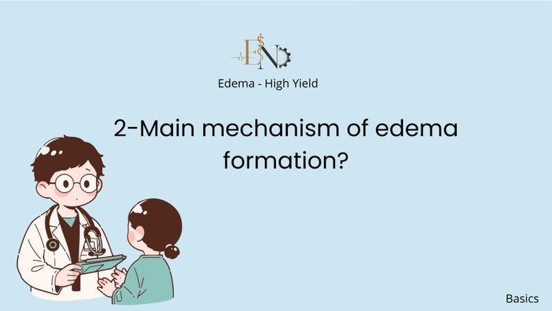 Medical Edema Flashcards – High-yield Review for Exams - Etsy UK