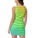 Neon Rainbow Swirl Fitted Dress, Bold Clothing, Fashion Gift, Gift for ...