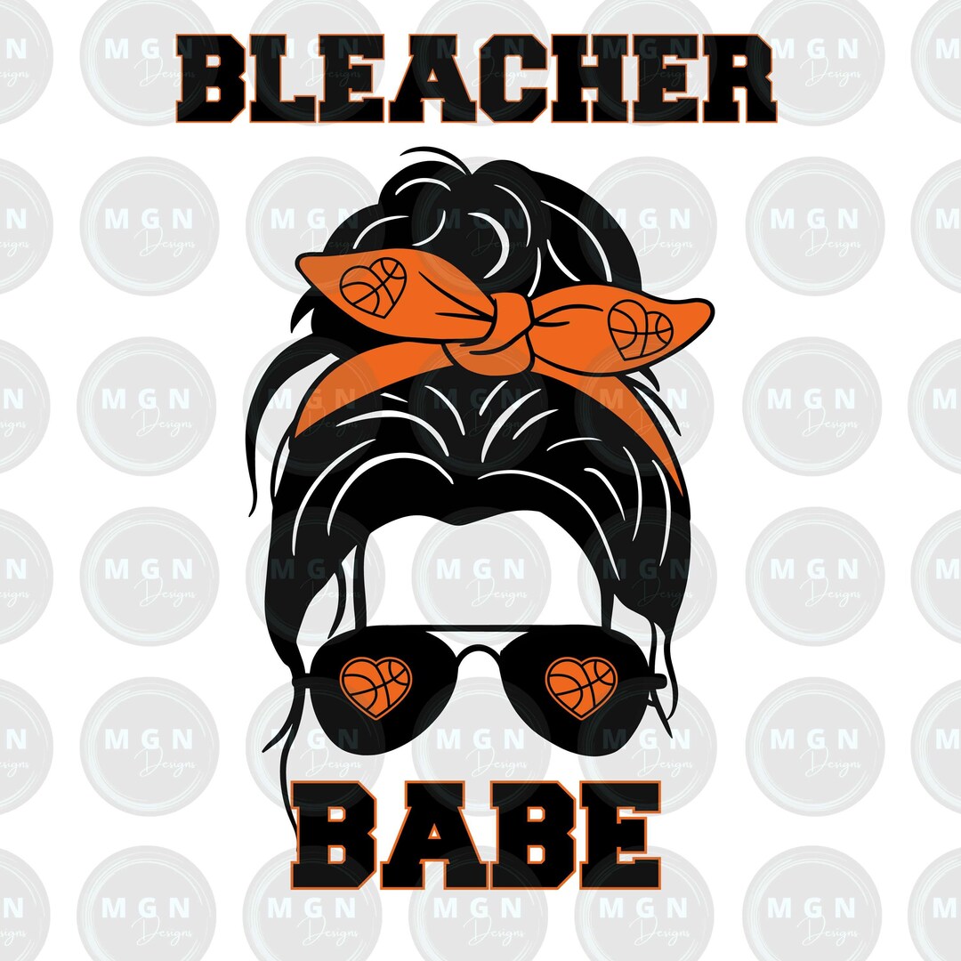 Bleacher Babe Basketball Fan PNG SVG Bundle (digital File) - Etsy
