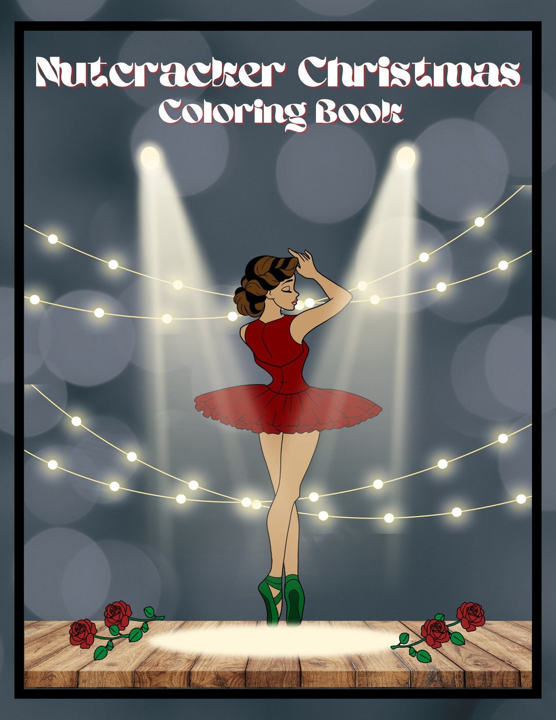 Nutcracker Ballet Coloring Pages, Christmas Coloring Book, Digital ...