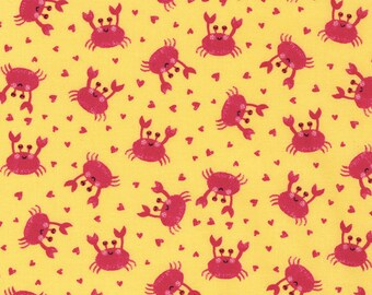 Crab fabric | Etsy
