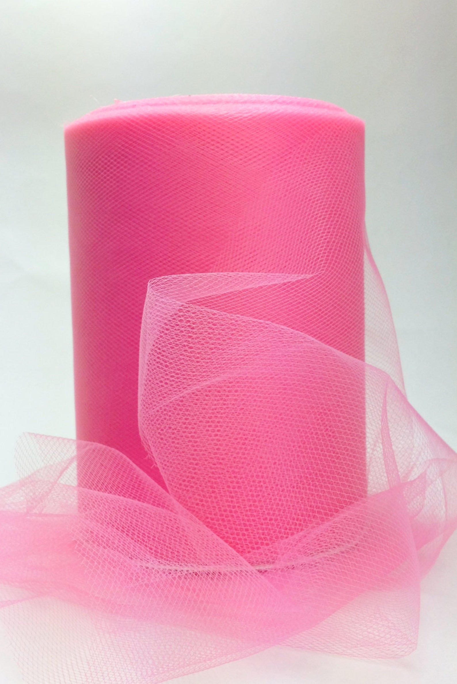 Shocking Pink Tulle Roll 6x100 Yards 300 Feet | Etsy