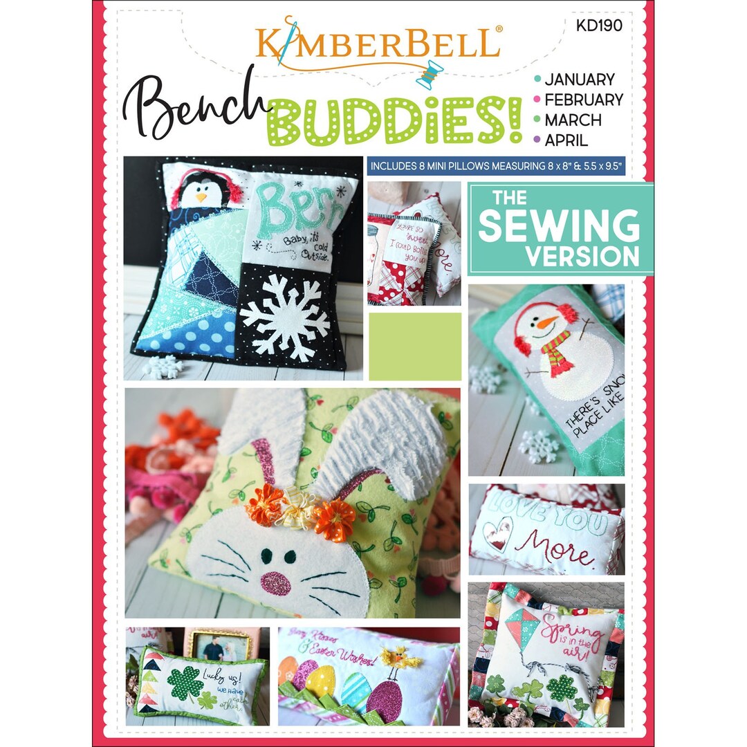 Kimberbell - Bench Buddy Pillow - Sewing Version -winter Bench Pillow ...