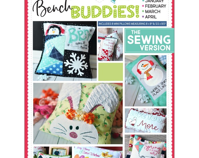 Kimberbell - Bench Buddy Pillow - Sewing Version -winter Bench Pillow ...