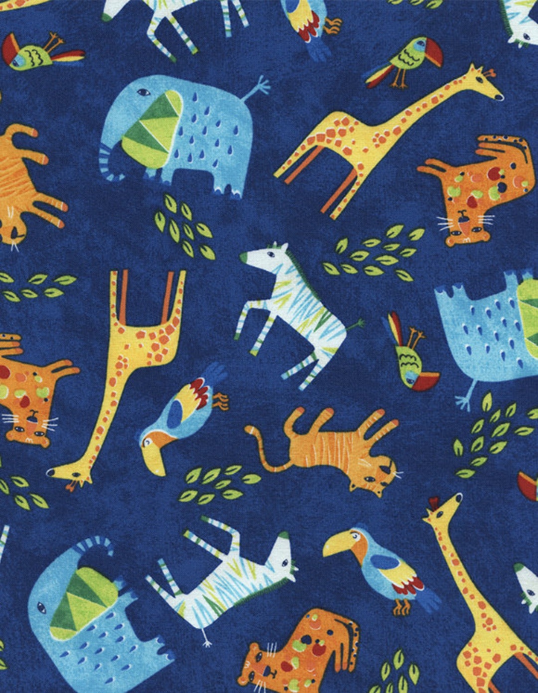 Safari Fabric - 1 Yard Cut - Timeless Treasures Fabric - Cotton Fabric ...