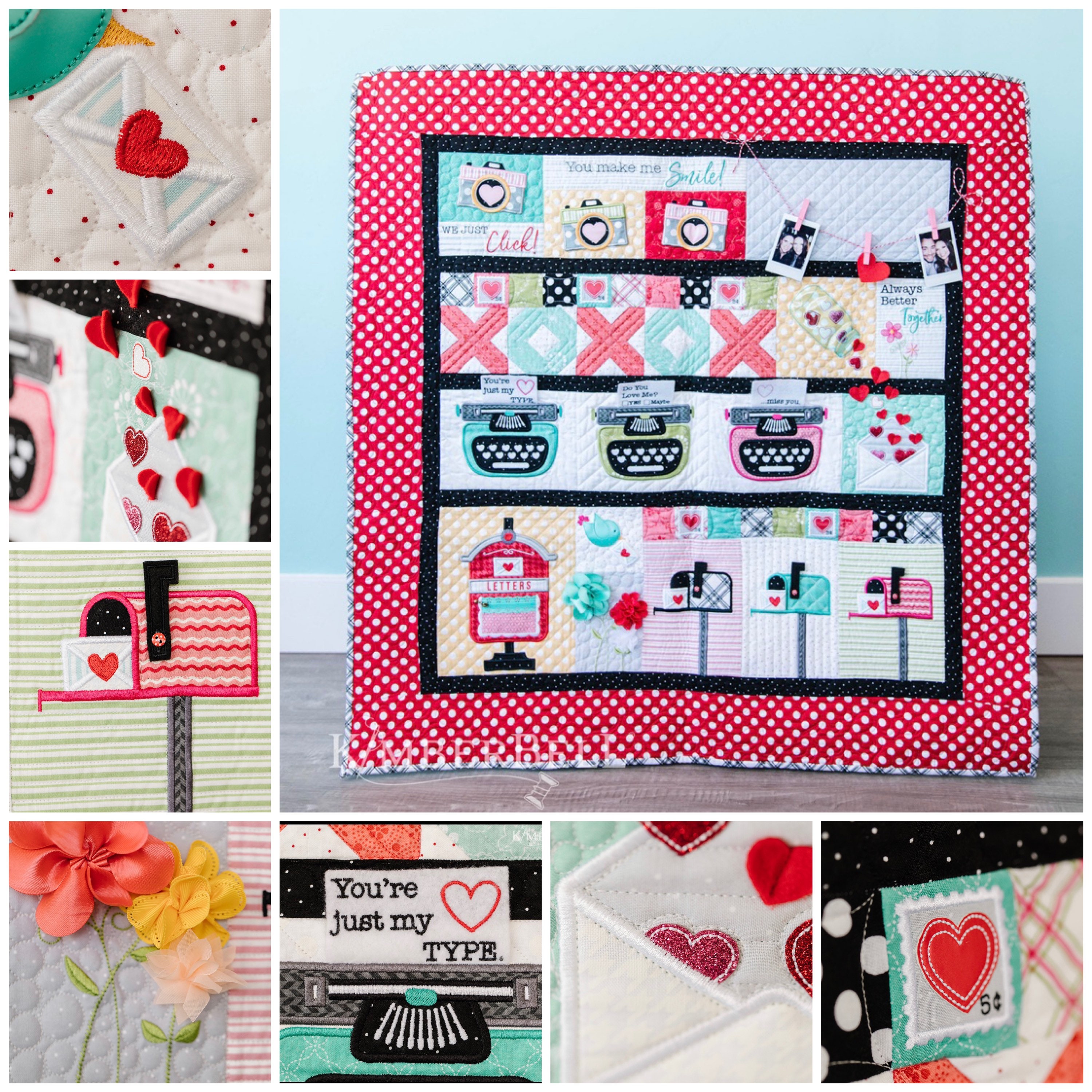 Shipping Now Mystery Quilt Love Notes Quilt by Kimberbell | Etsy