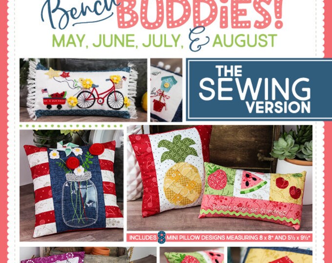 Kimberbell Bench Buddy Pillow Sewing Version winter Bench Pillow ...