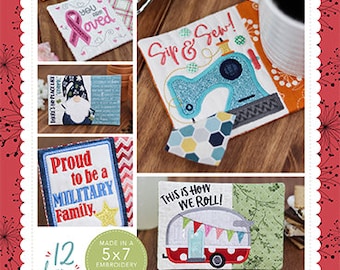 Kimberbell Embroidery Mug Rugs Embroidery CD Embroidery Design Pattern ...