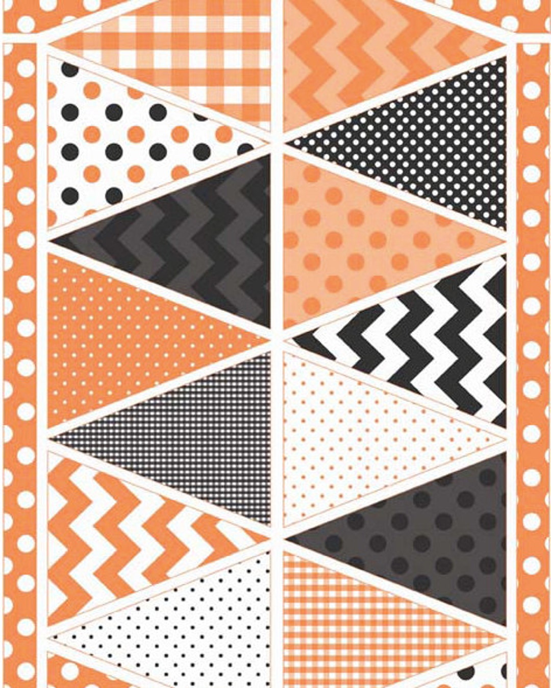 Holiday Banners - Halloween Banner - Orange Banner - Riley Blake ...