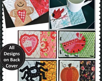 Kimberbell Embroidery Mug Rugs Embroidery CD Embroidery Design Pattern ...