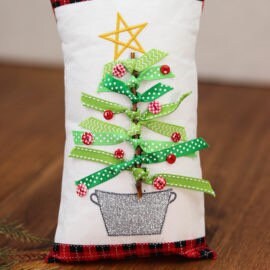 Kimberbell - Bench Buddy Pillow - Sewing Version -winter Bench Pillow ...