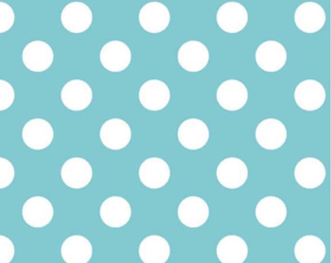 Medium Dots Aqua by Riley Blake Designs 1 Yard Cut Dots Fabric - Etsy