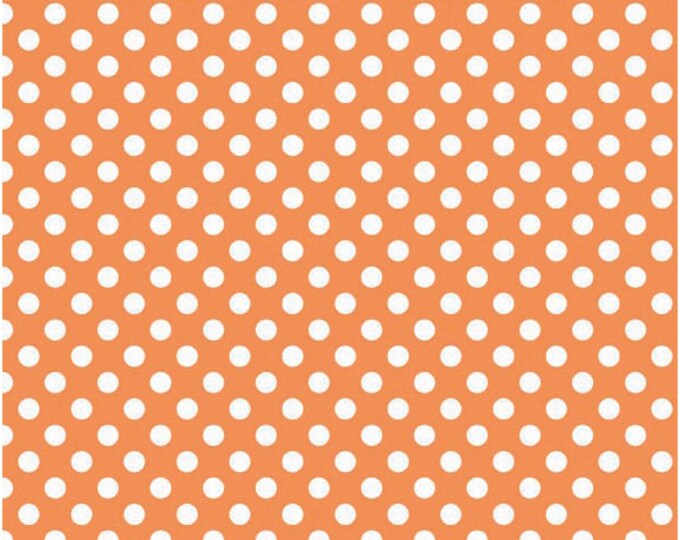Small Dots Orange - 1 Yard Cut - Riley Blake Designs - Orange Dots ...