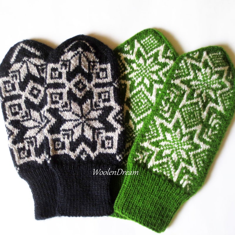 Scandinavian Mittens - Etsy