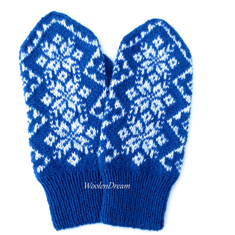 Double Knit Mittens - Etsy