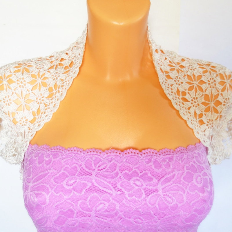 Purple Lace Bolero - Etsy
