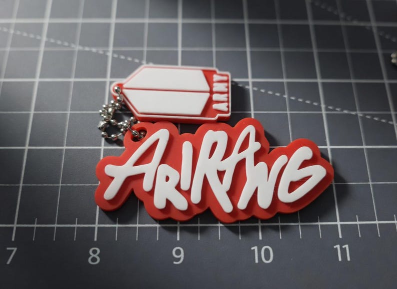 BTS Arirang 3D Printed 2-piece Keychain | ARMY | Concert Freebie ...