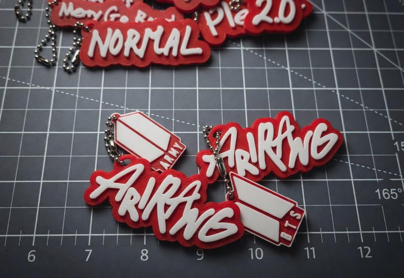BTS Arirang 3D Printed 2-piece Keychain | ARMY | Concert Freebie ...