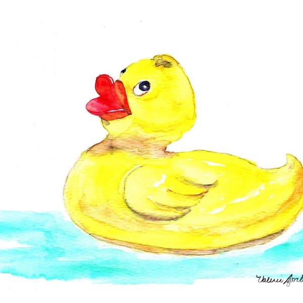 Rubber Ducky Painting - Etsy