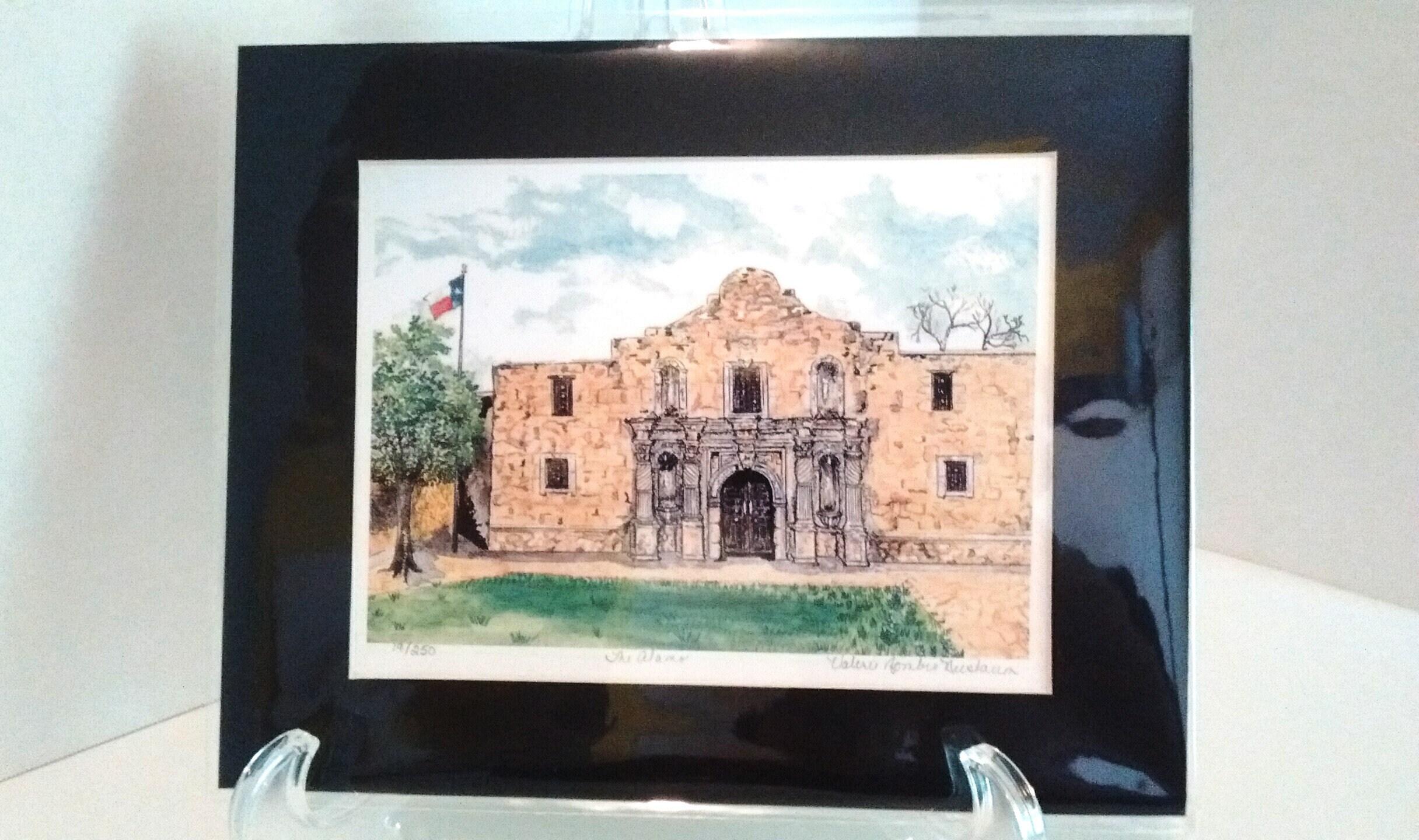 The Alamo, San Antonio, Texas, Watercolor Painting, Fine Art Print ...