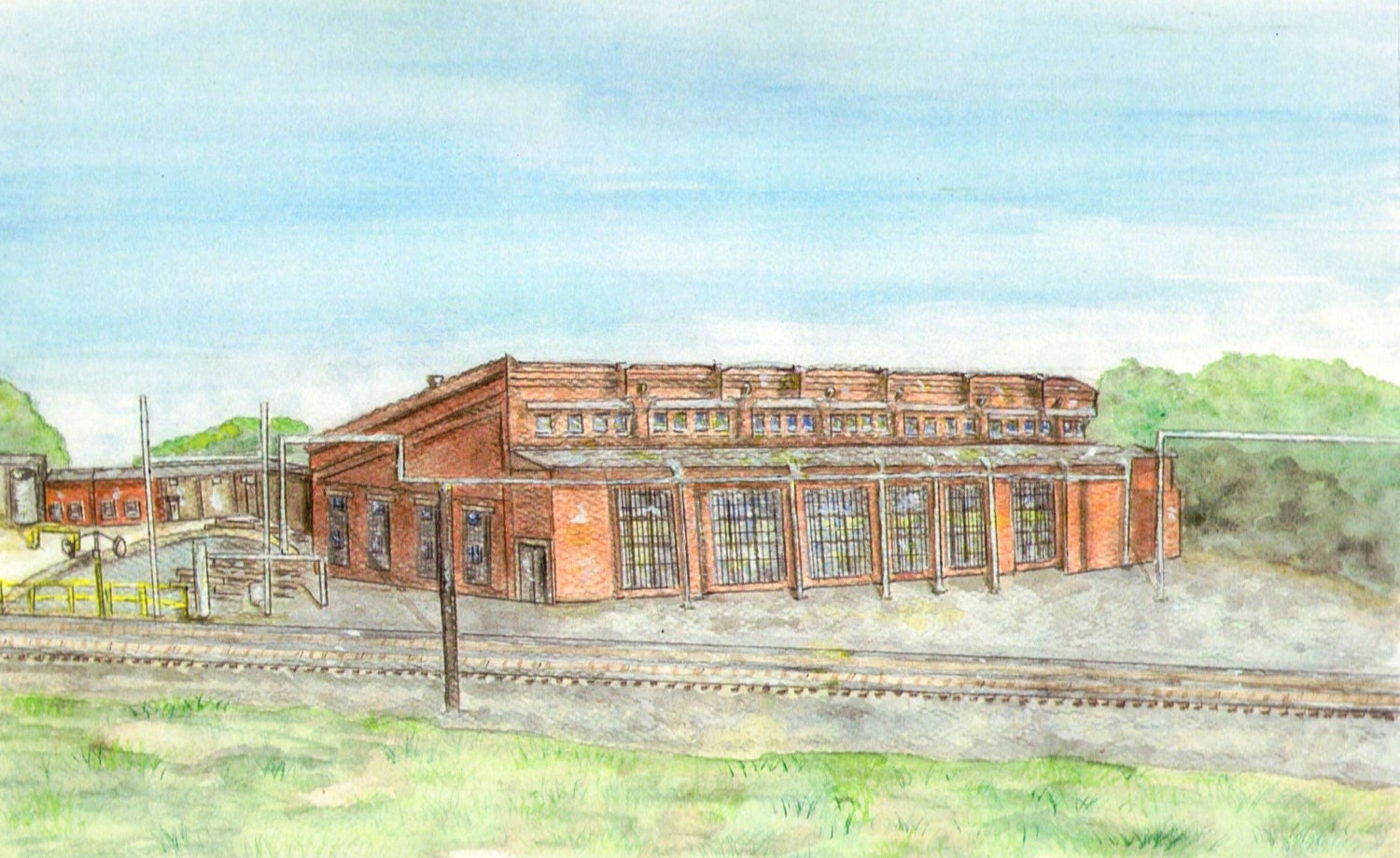 Railroad Roundhouse Drawings Railroad Roundhouse UWDC UW Madison