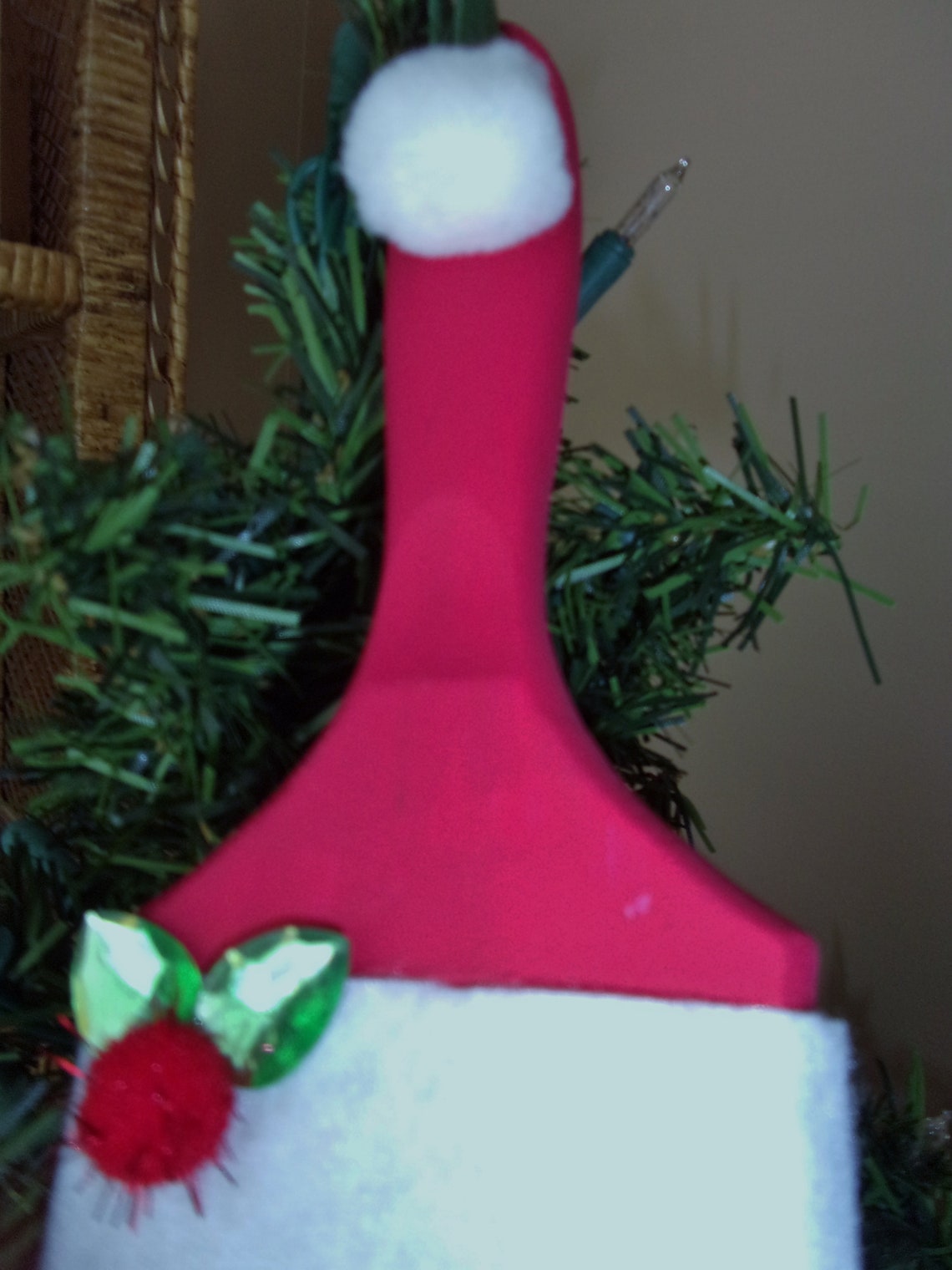 Santa Claus Paintbrush Christmas Ornament, Paint Brush St. Nick Holiday ...