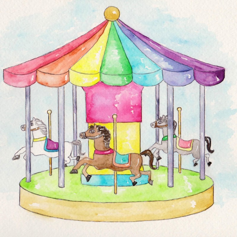 Merry Go Round - Etsy