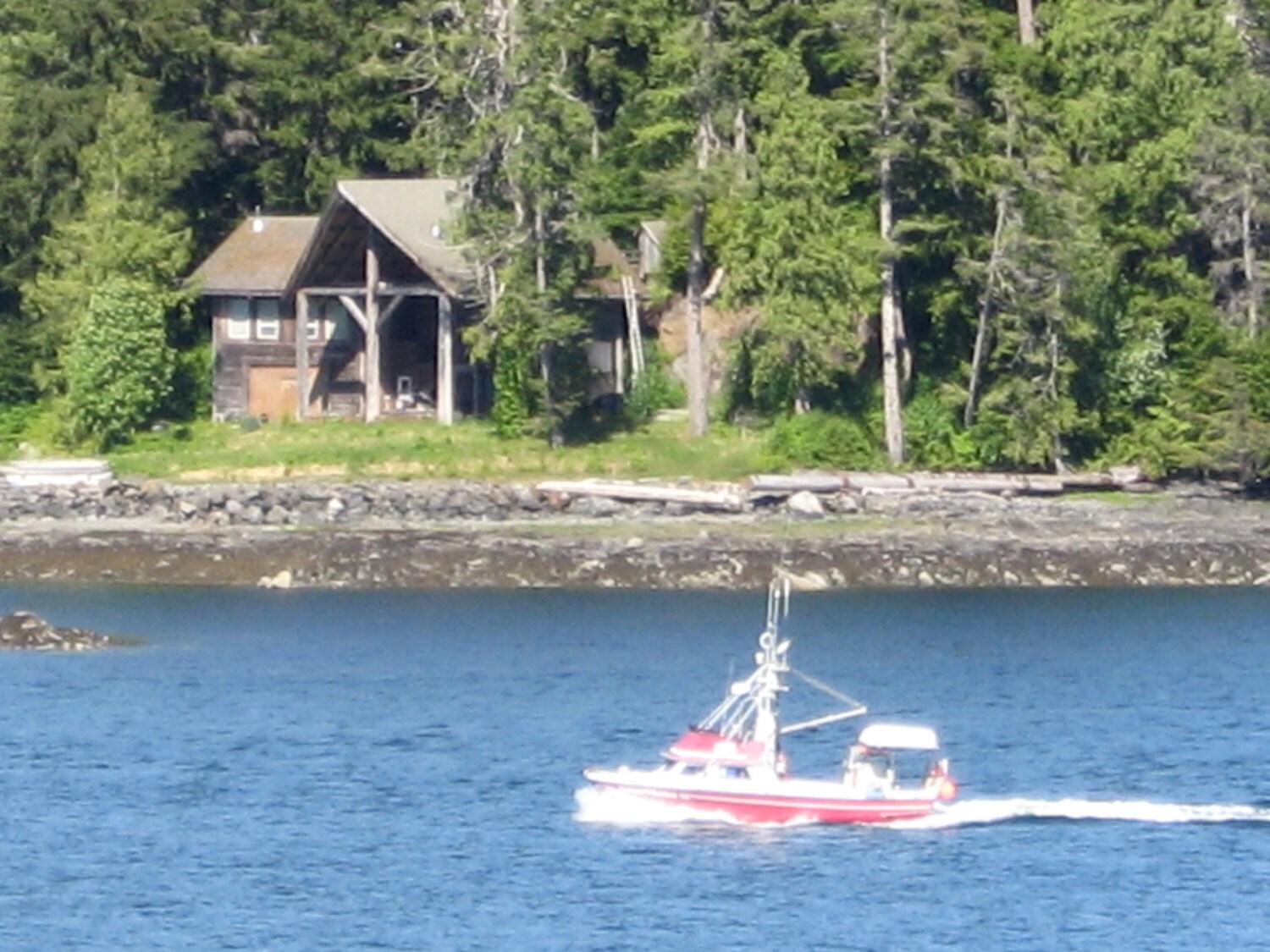 Alaska Art Ketchikan Watercolor Print Alaska Shoreline With - Etsy
